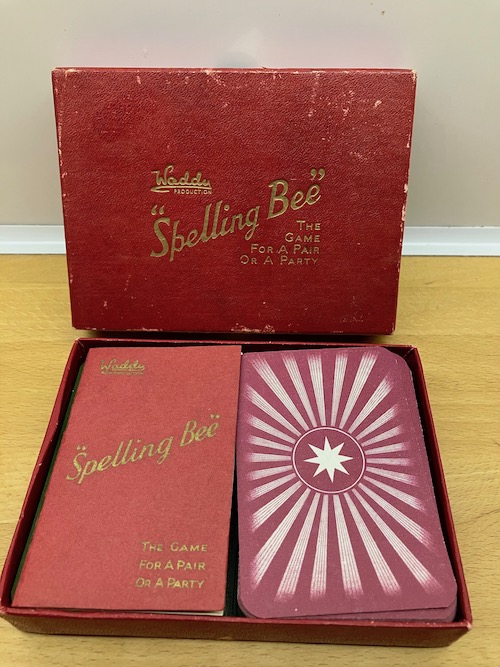 Edwardian ‘Spelling Bee’ card game
