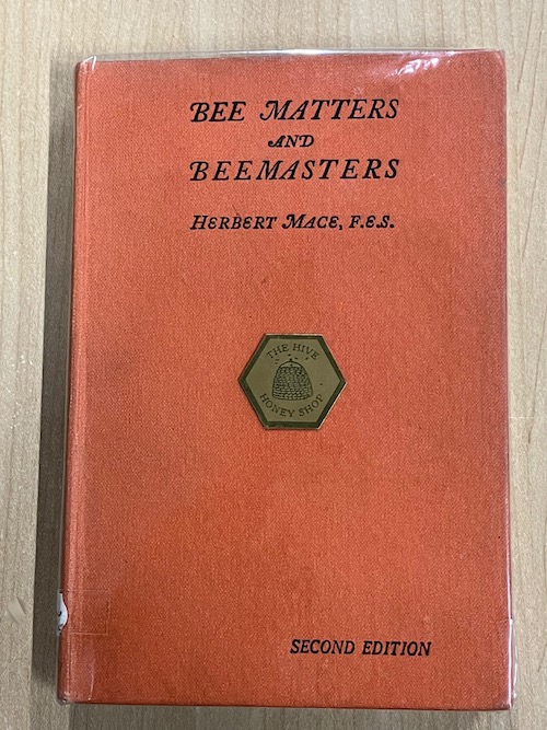 Bee Matters and Beemasters-Herbert Mace, 2nd edition