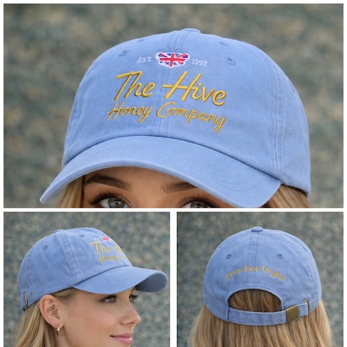 Cap/Hats- The Hive Honey Co, Light Blue